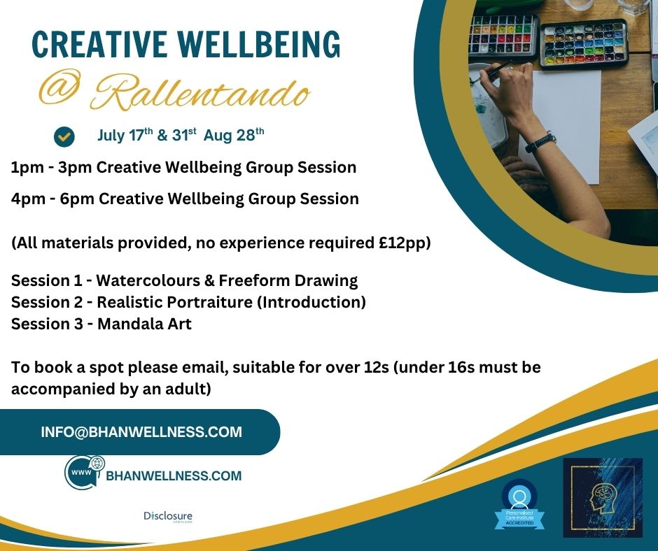 Creative Wellbeing in New Abbey – Bhan Wellness